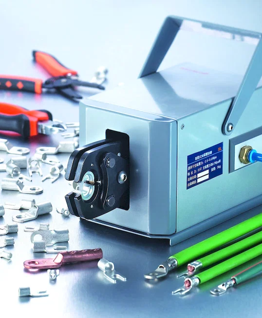 Pneumatic Type Terminal Crimping Machine WPM-50L - wire processing machine